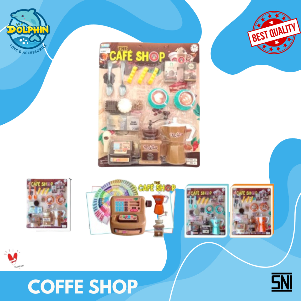 Jual Mainan Cafe Coffee Shop Mika MK 40 – Set Kafe Mini Edukatif Anak ...