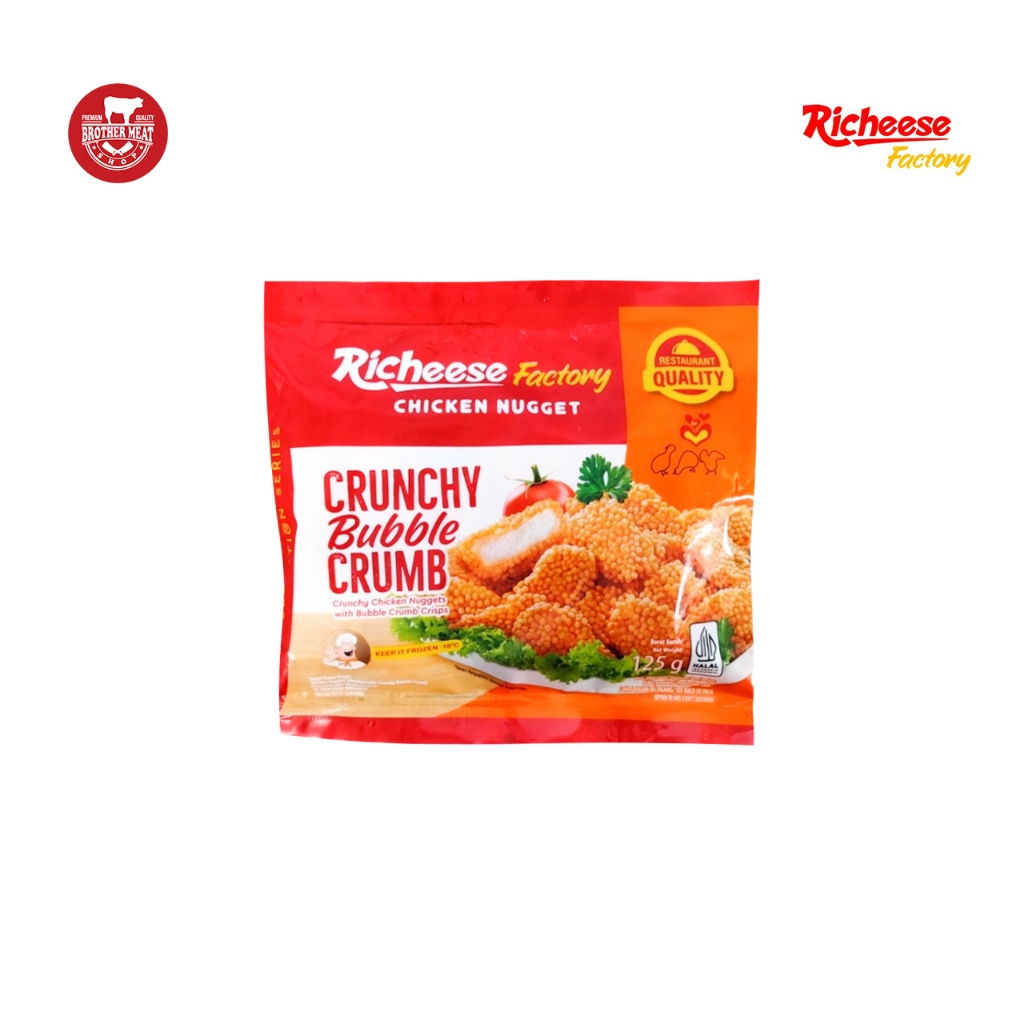 Jual Richeese Factory Crunchy Bubble Crumb Chicken Nugget 125gr ...