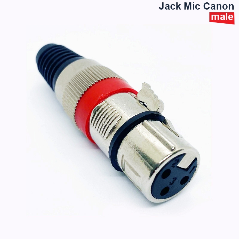 Jual Jack Canon XLR 3Pin Audio Mic konektor Male | Shopee Indonesia