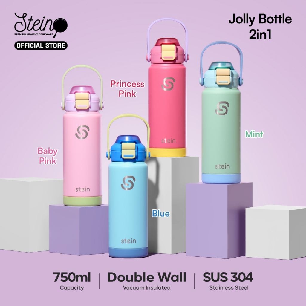 Jual Stein Tumbler Jolly Bottle 2in1 750ml - Botol Minum Dua Fungsi ...