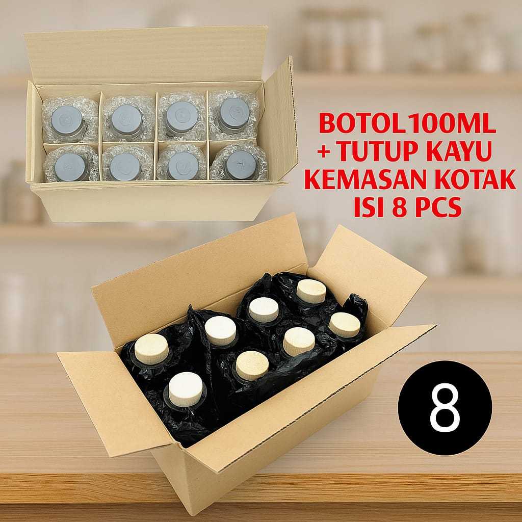 Jual BOTOL ASI / BOTOL KACA ASI ASIP KACA 100ML TUTUP KARET FREE SIKAT ...