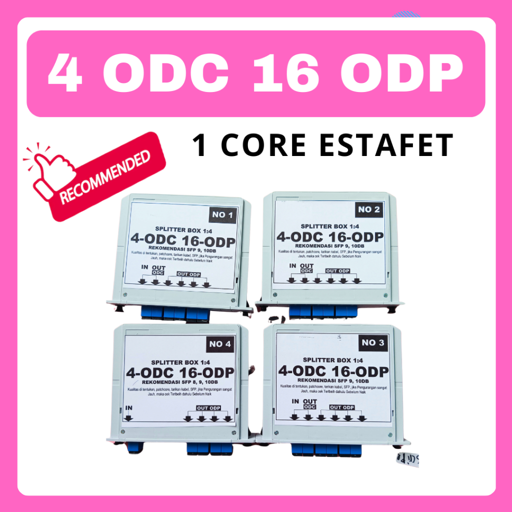 Jual Splitter BOX 1:4 SISTEM 4 ODC 16 ODP | Shopee Indonesia