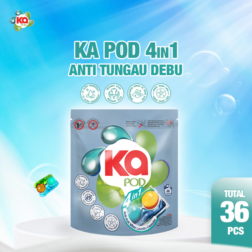 Jual Ka Pod 4in1 Detergen Kapsul - Refill Pack isi 36 Pcs | Shopee ...