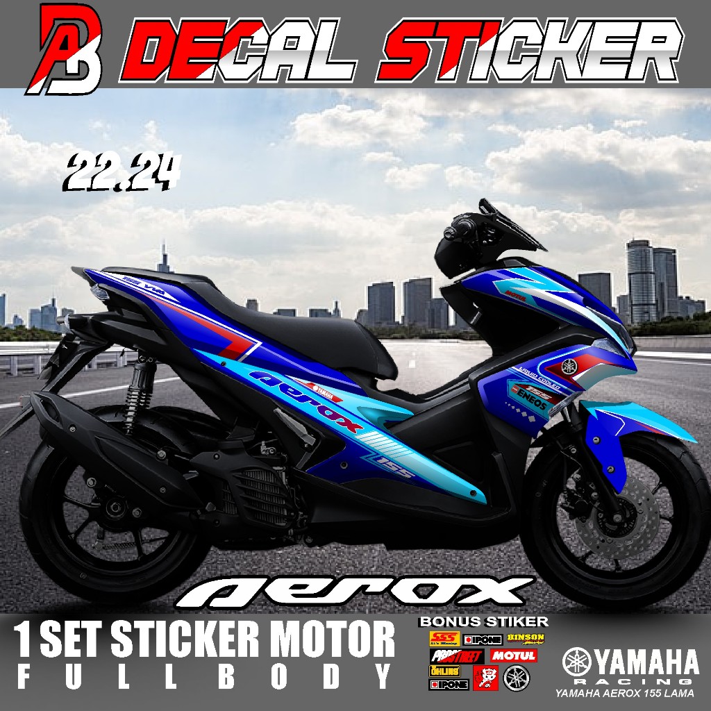 Jual COD Decal Dekal Sticker Stiker Aerox 155 OLD/LAMA FULL BODY DESIGN ...