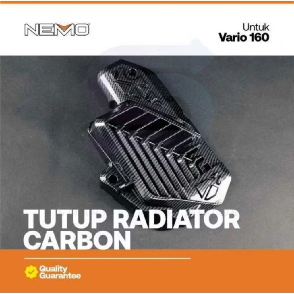 Jual TJS-Cover Radiator Vario 160 Carbon Nemo | Shopee Indonesia