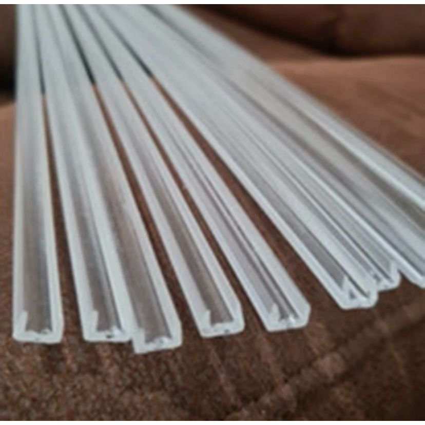 Jual Acrylic Akrilik Rel Siku U Batangan 60 CM | Shopee Indonesia