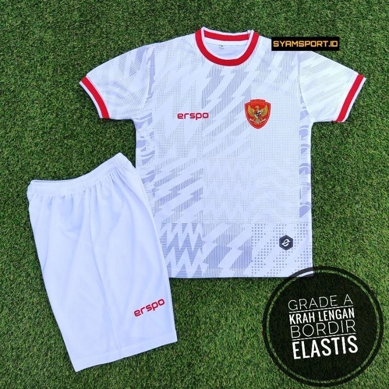 Jual Premium Jersey Timnas Indonesia Away Putih Grade A Anak-Anak Sampai Remaja Usia 1-12 Tahun ...