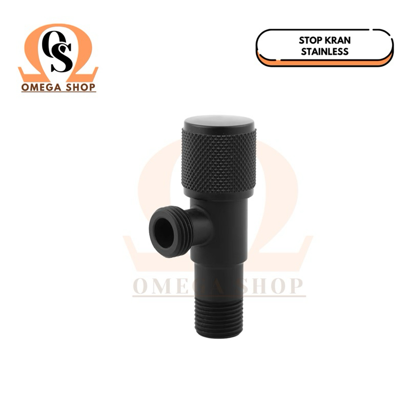 Jual Stop Kran Stainless Buat Wastafel Toilet Ukuran Standar Setengah ...