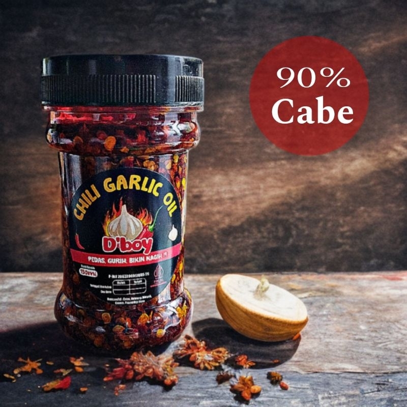 Jual Chili Garlic Oil / Chili oil Sambel Dimsum / Pedas Gila 150Gr ...
