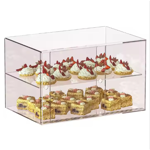 Jual Akrilik Etalase Makanan | Display Kue Akrilik | Display Roti ...