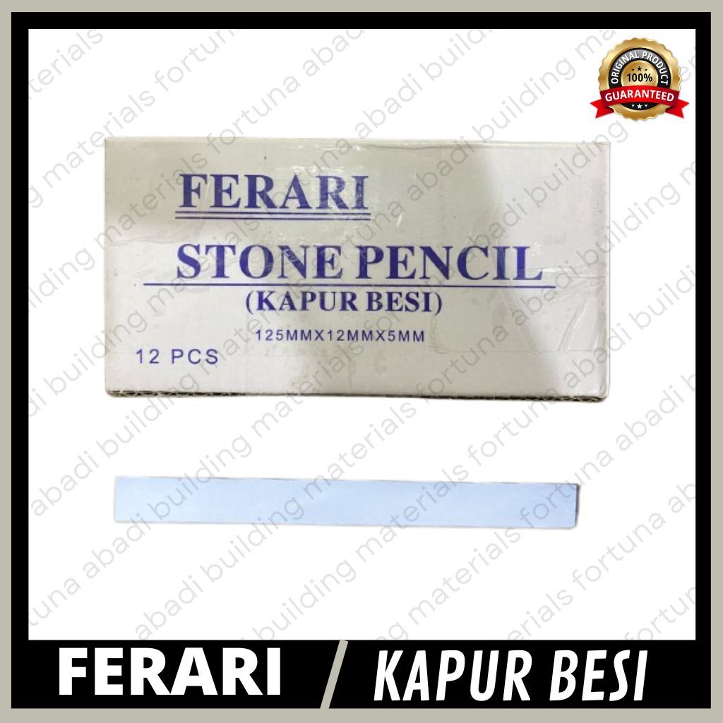 Jual Kapur Besi Ferari Stone Pencil | Shopee Indonesia