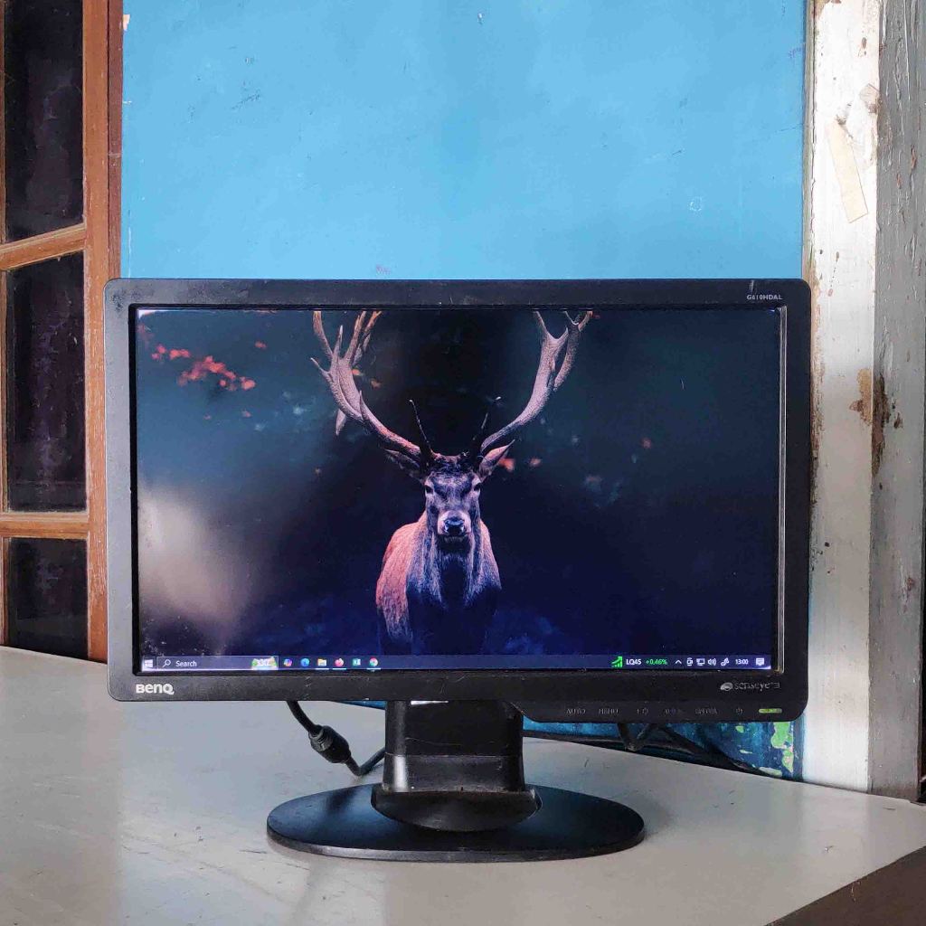 Jual Monitor Merk Benq Led 16 Inch Wide Kondisi Normal Murah | Shopee ...
