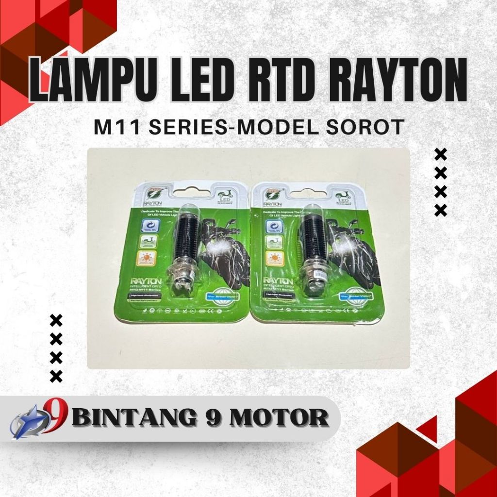 Jual LAMPU RTD RAYTON TYPE M11 SERIES MODEL SOROT-BINTANG SEMBILAN ...
