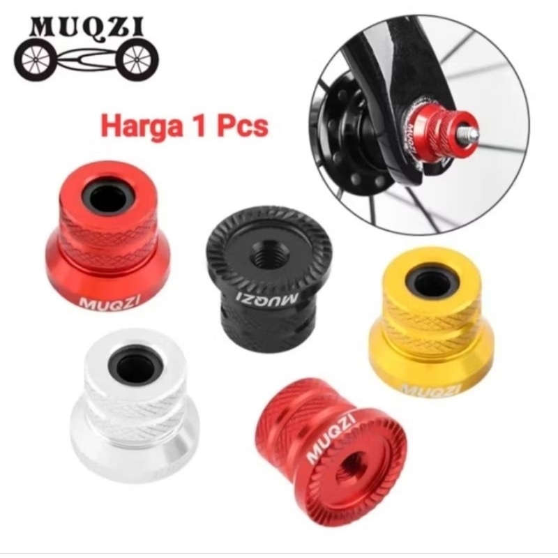 Jual Baut QR roda sepeda depan belakang baut quick release ban sepeda ...