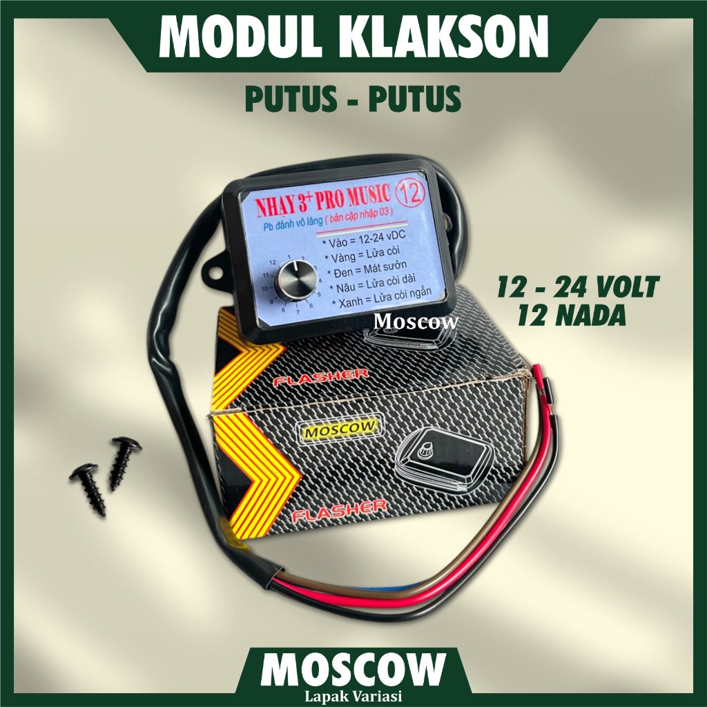 Jual MODUL KLAKSON PUTUS PUTUS 12 NADA NHAY 3+ PRO VIETNAM RELAY ...