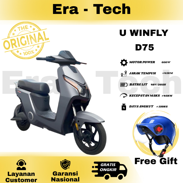 Jual PROMO Uwinfly D75 D 75 Sepeda Listrik 600w Garansi resmi D60 D75 | Shopee Indonesia