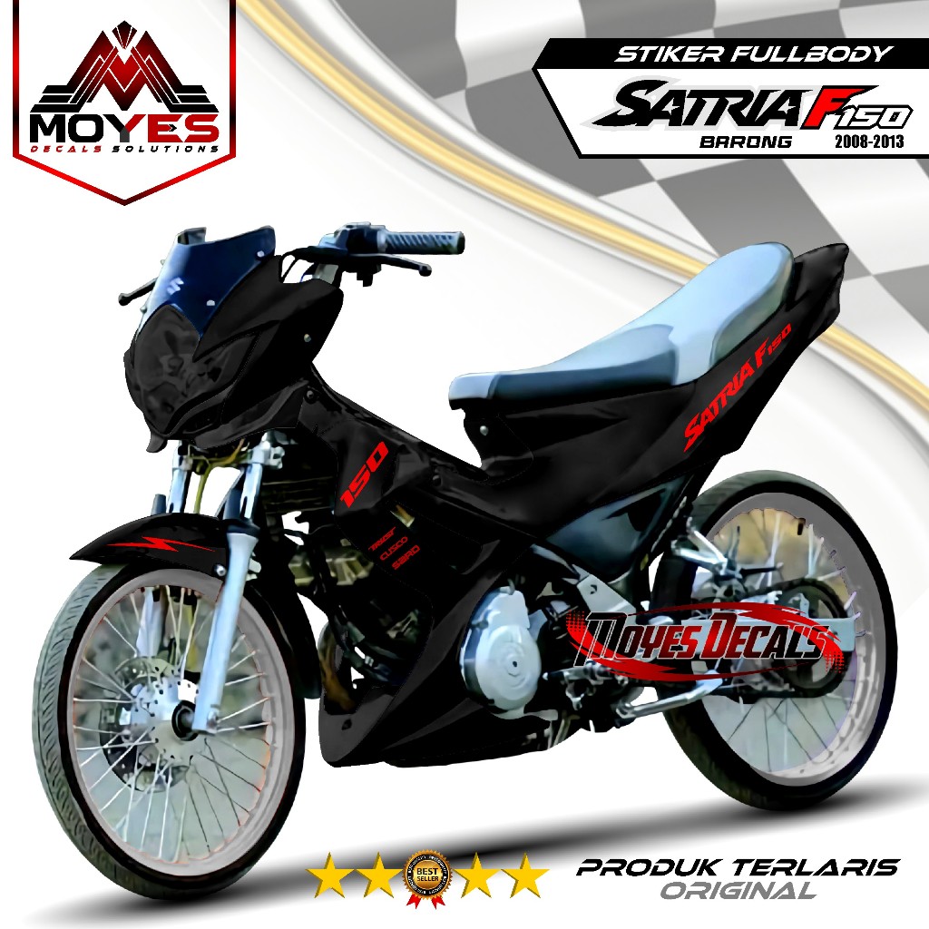Jual Stiker Decal Satria FU Barong Fullbody List Racing - Dekal Sticker ...