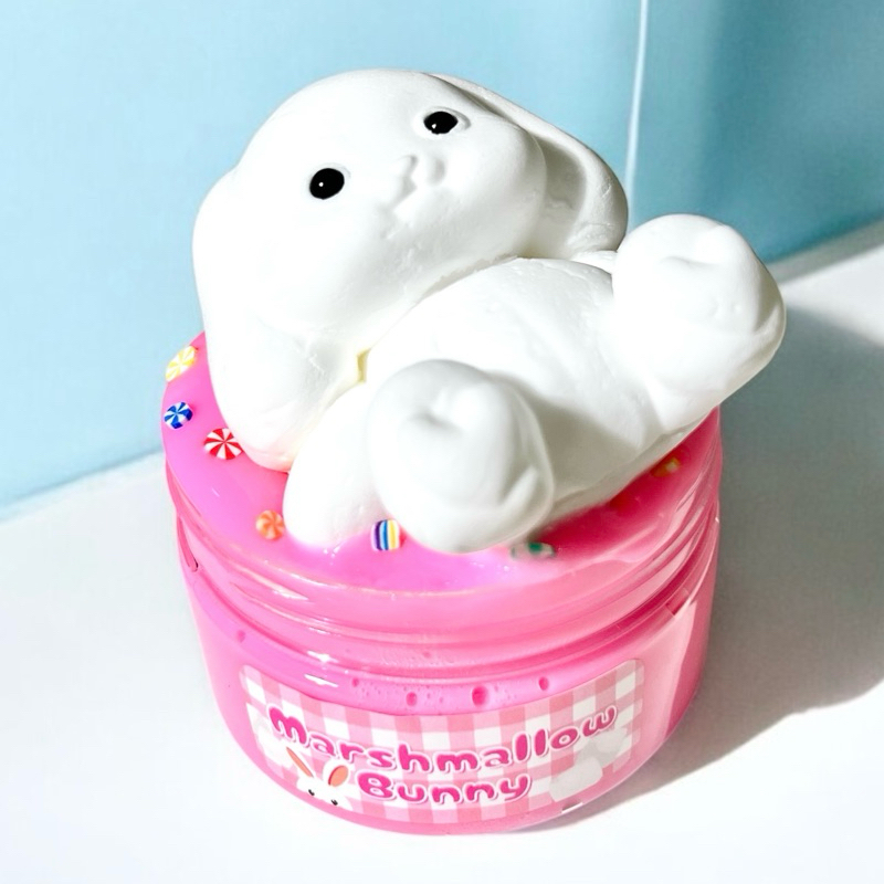 Jual ZENIN Marshmallow Bunny Slime DIY | Shopee Indonesia