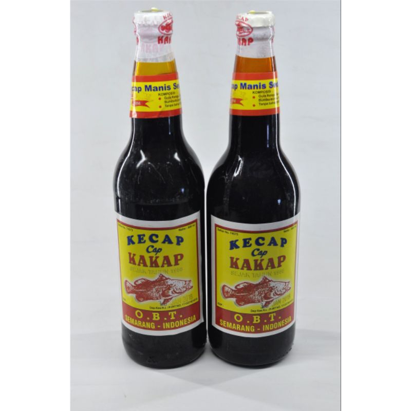 Jual KECAP CAP KAKAP 600 ml Kecap manis Legendaris khas Semarang ...