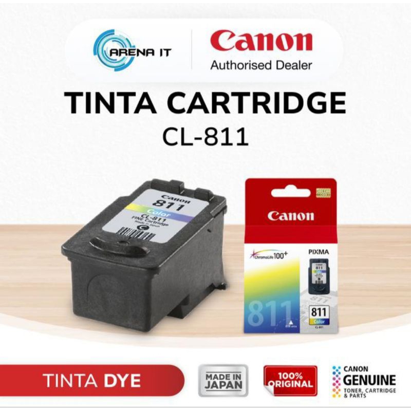 Jual Tinta Canon Origina 811 Color CL-811 Tinta Canon IP2771 MP258 ...