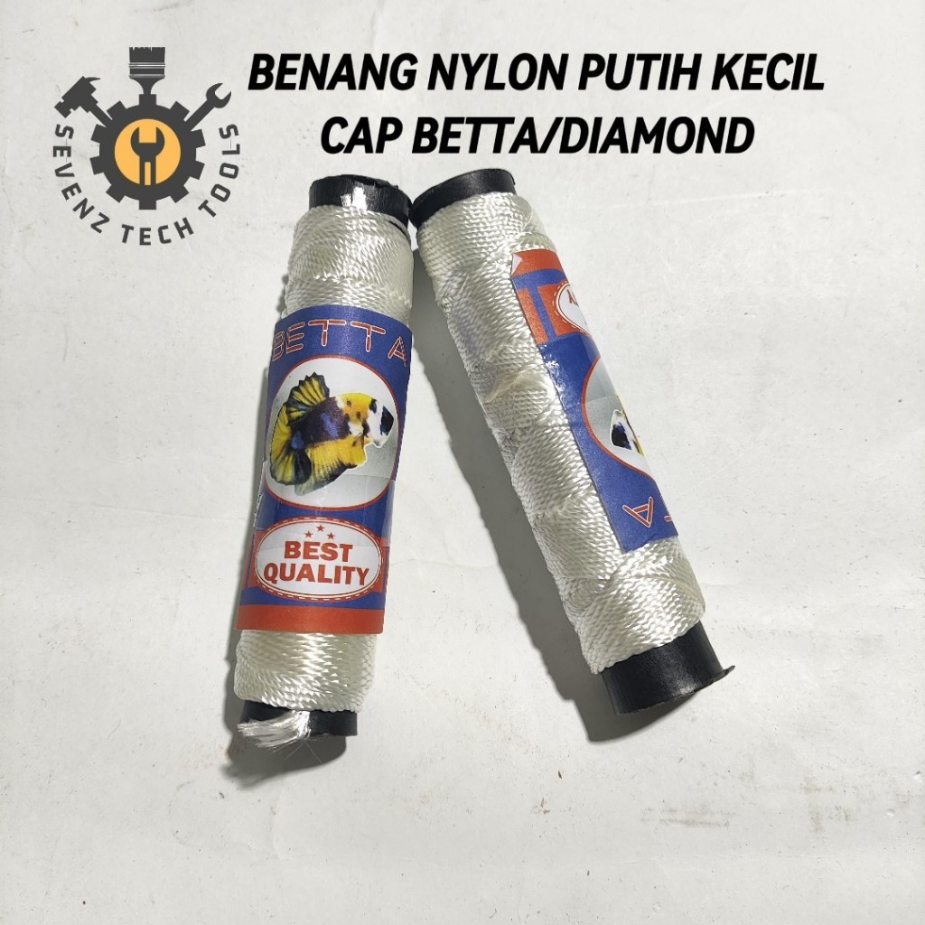 Jual BENANG TUKANG / BENANG NYLON PUTIH KECIL CAP BETTA/DIAMOND ...