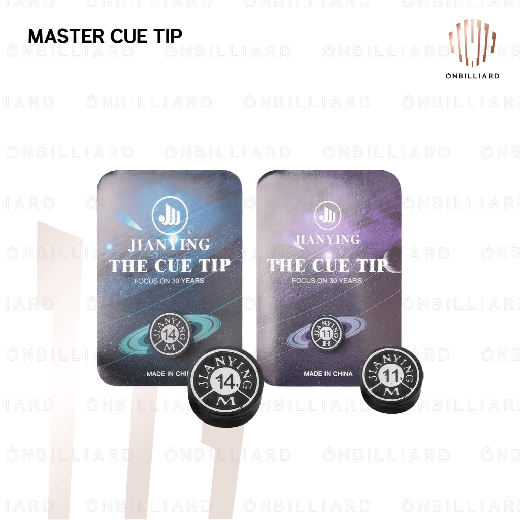 Jual Master Cue Tip Billiard Biliar Soft Medium Hard Original | Shopee ...
