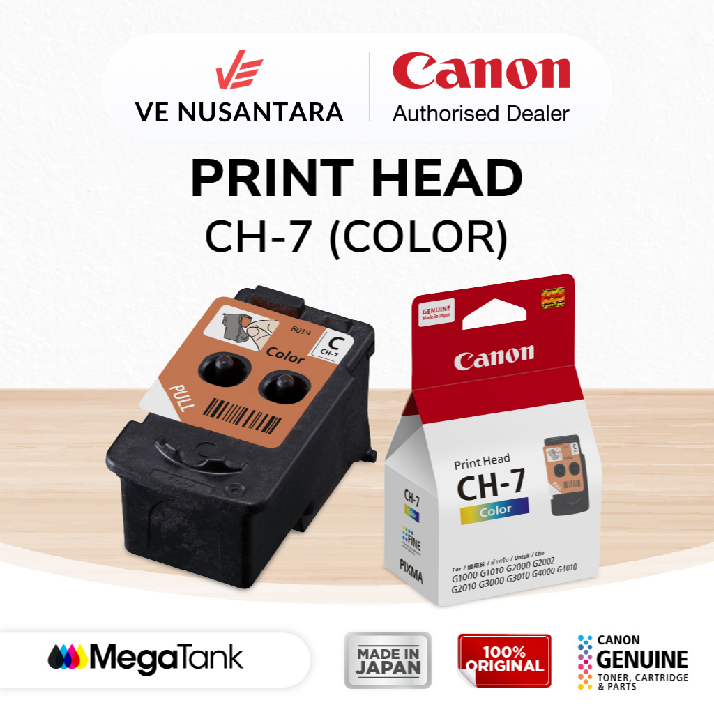 Jual Print Head Original Canon CH7 CH 7 Color - Print Head G1010 G2010 ...