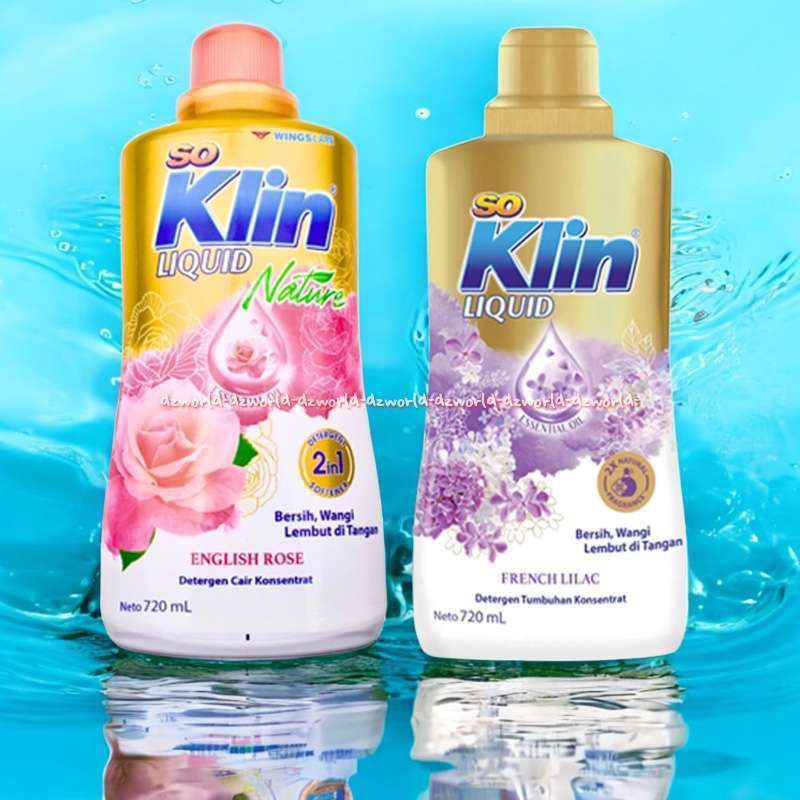 Jual Soklin Deterjen Cair Botol 720 ml |Detergen Tumbuhan Konsentrat ...