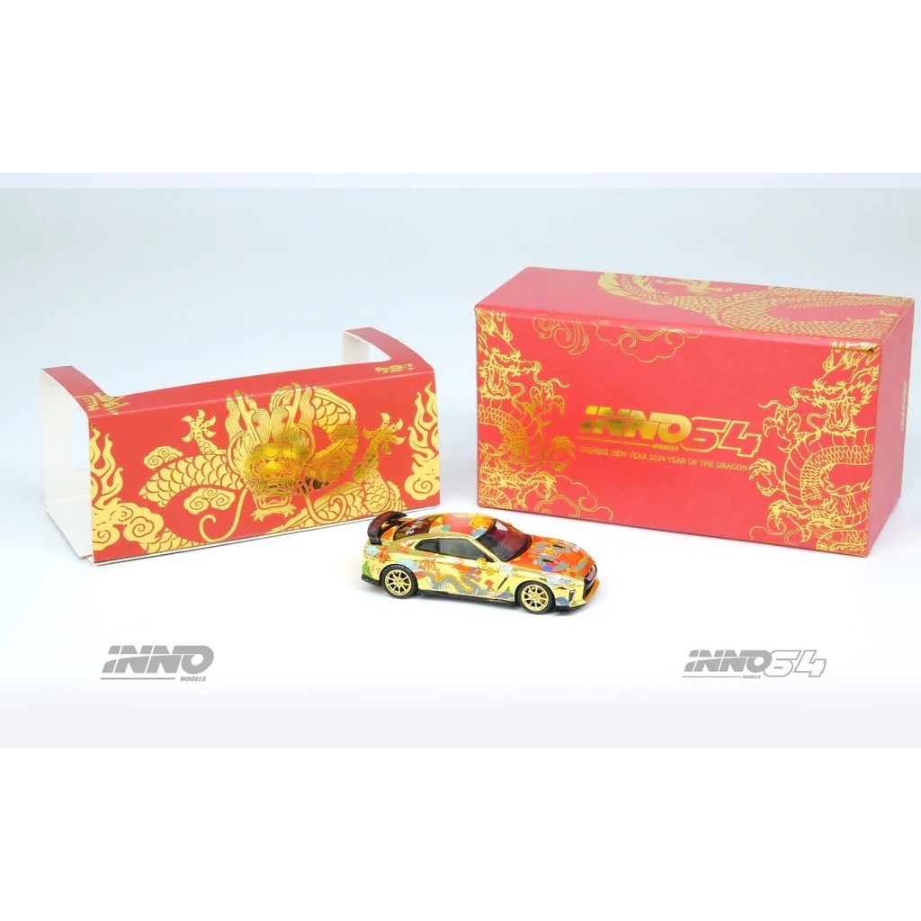 Jual INNO64 NISSAN GT-R (R35) YEAR OF THE DRAGON 2024 CHINESE NEW YEAR ...