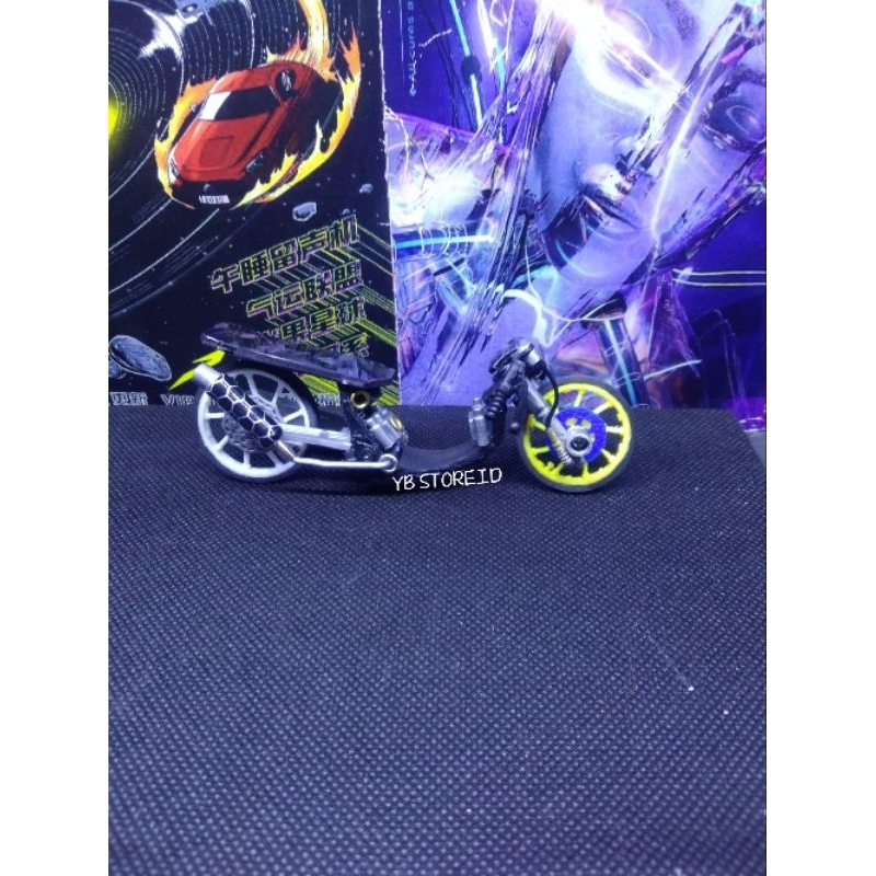 Jual miniatur motor drag matic keren Mio px10 | Shopee Indonesia