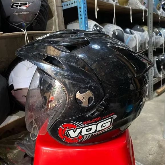 Jual HELM SECOND ORIGINAL VOG VOL DOBEL VISOR | Shopee Indonesia
