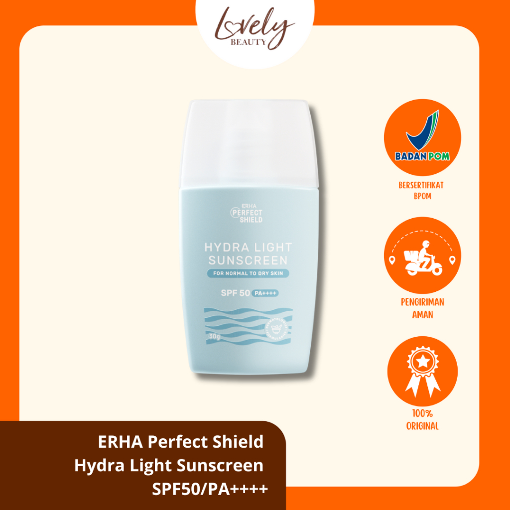 Jual LOVELY | ERHA Perfect Shield Hydra Light Sunscreen SPF50/PA ...