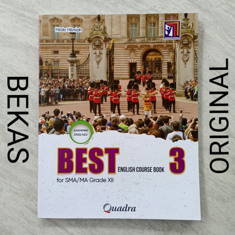 Jual Buku Best English Course Book Bahasa Inggris Kelas 12 XII 3 III SMA MA Penerbit Quadra ...