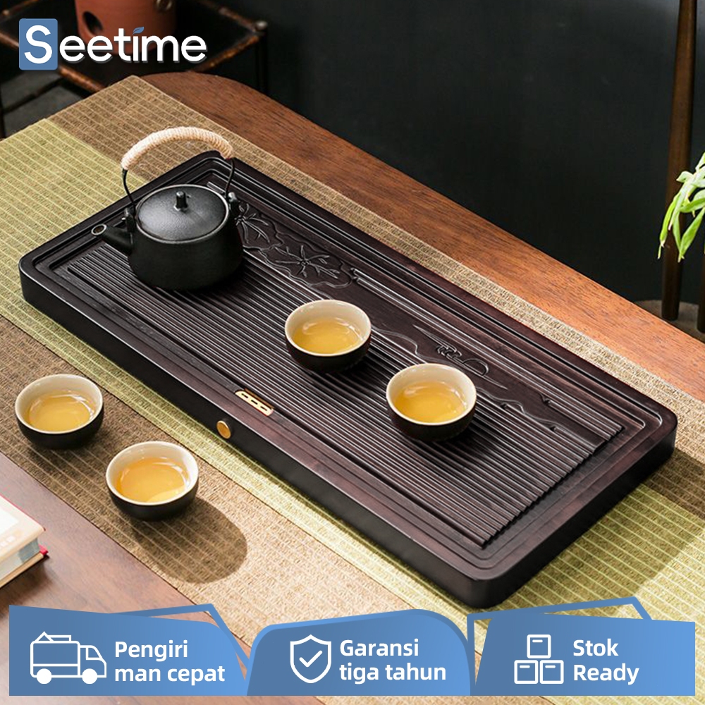 Jual SEETIME Nampan teh Cina/meja teh drainase/nampan teh bambu/meja ...