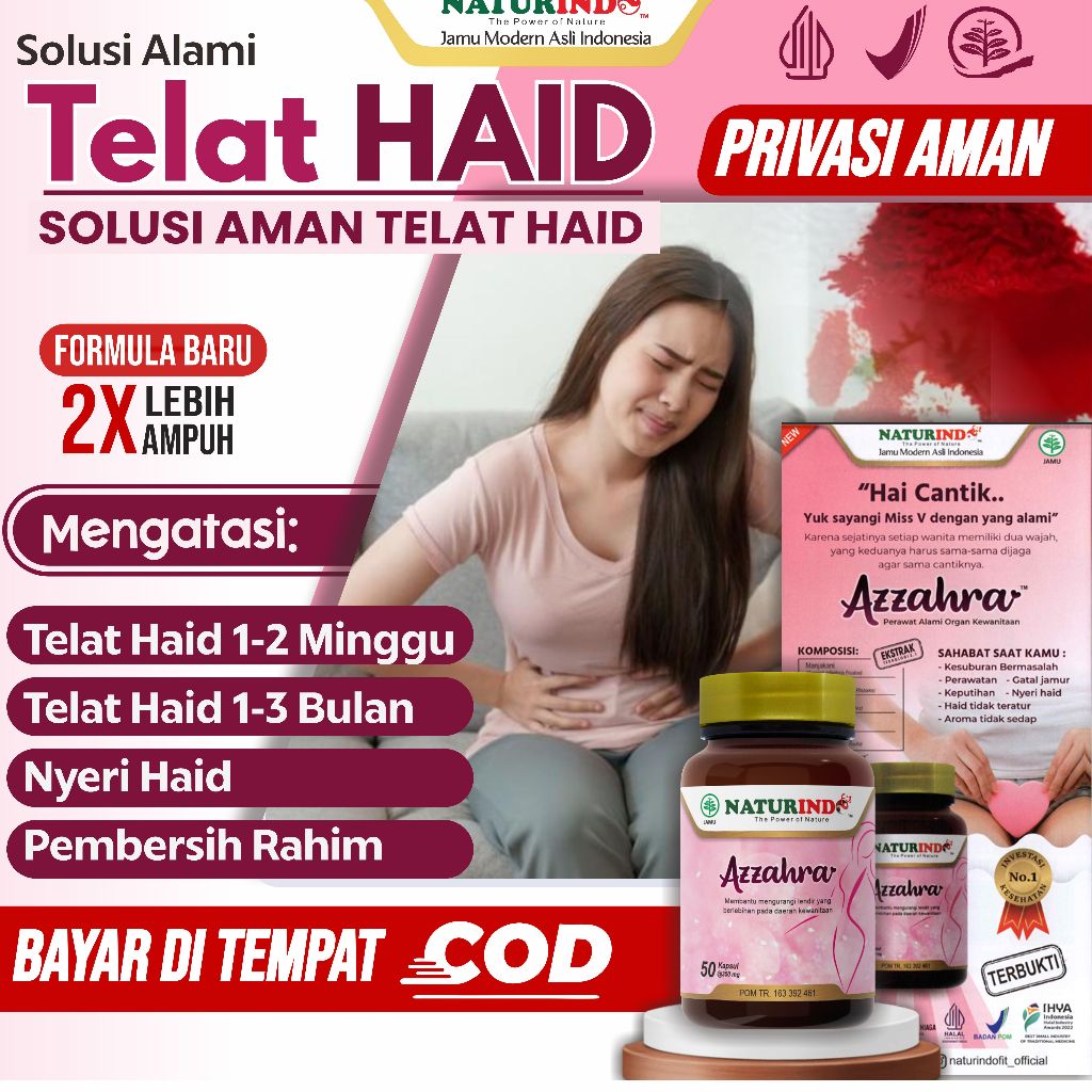 Jual Obat Telat Haid Ampuh PCOS Menstruasi Jamu Terlambat Datang Bulan ...