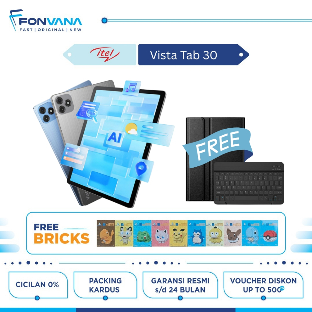 Jual itel Vista Tab 30 4/128GB - 11" FHD+ IPS Display Screen | AI ...