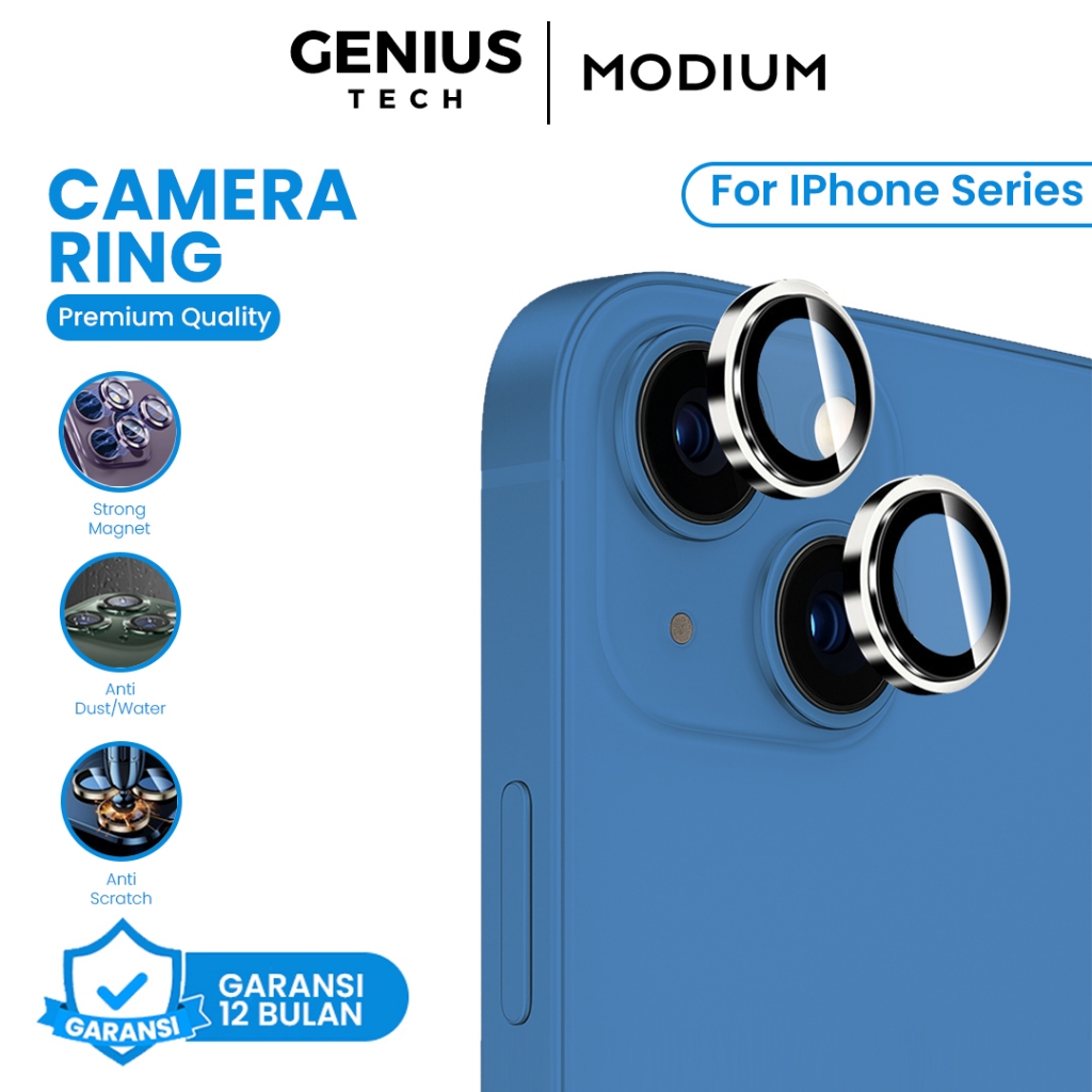 Jual Genius Tech Camera Glass Pelindung Kamera For iPhone 11 12 13 14 15 Pro Max Sapphire Rear ...