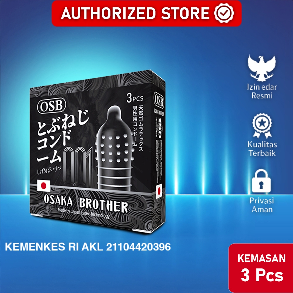 Jual Kondom Gerigi Pipa 001 Osb Osaka Brother - Perbox isi 3 Pcs | Shopee Indonesia