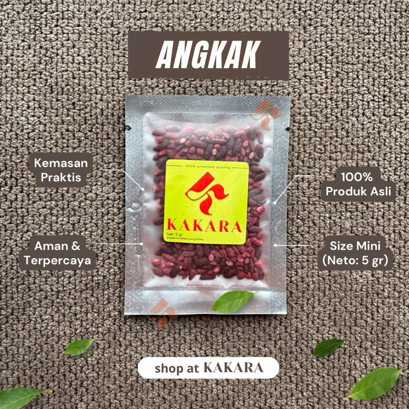 Jual KAKARA - Angkak / Red Yeast Rice 5 gram bumbu dapur rempah mini ...