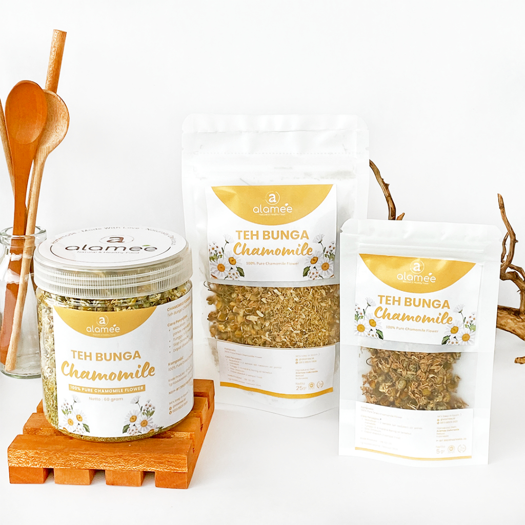 Jual ALAMEE Chamomile Tea Teh Bunga Camomile Flower Bunga Kamomile ...