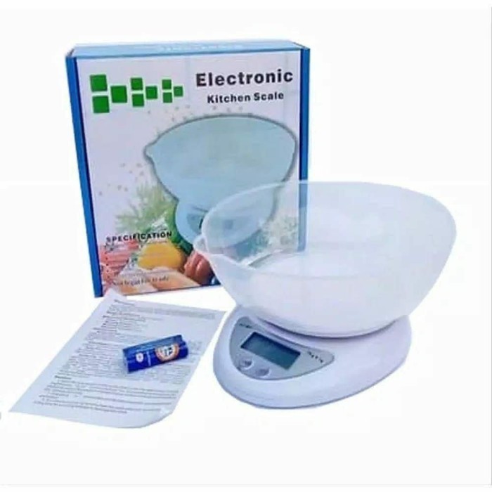 Jual Timbangan Dapur Digital Mangkok 5kg / Timbangan kue Digital Elektrik | Shopee Indonesia
