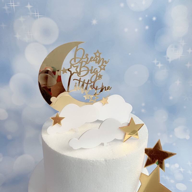 Jual Cake Topper Full Moon Akrilik / Topper Akrilik Bintang Full Moon ...