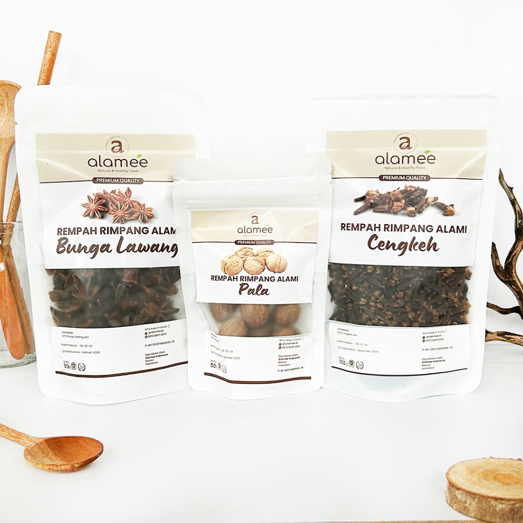 Jual ALAMEE Bumbu Dapur Rempah Rimpang Temulawak Kayu Manis Jahe Kunyit ...
