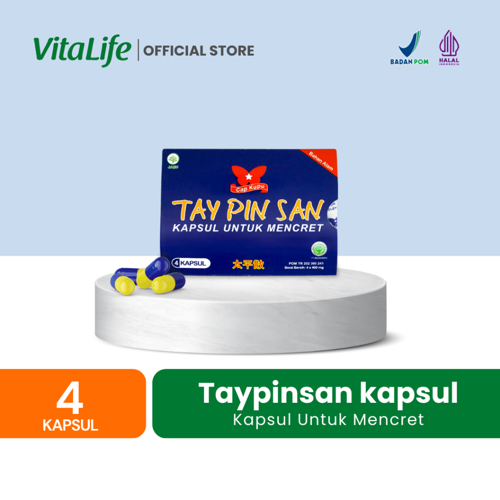 Jual Tay Pin San Kapsul 5 Strip - Obat Sakit Perut & Diare | Shopee ...