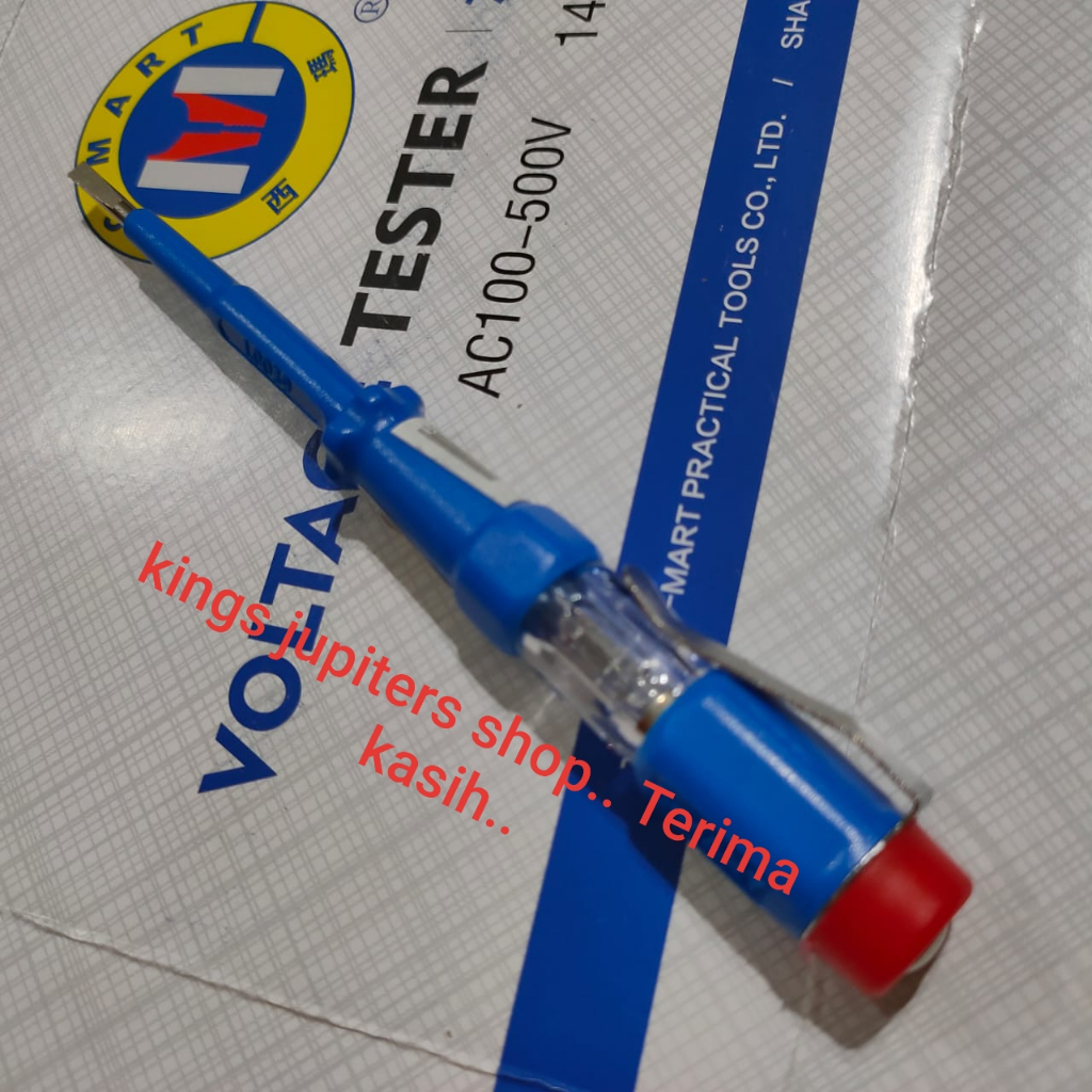 Jual Kuat CMART Tespen 100V - 500V AC atau IWT 15cm 19cm tes pen OBENG ...