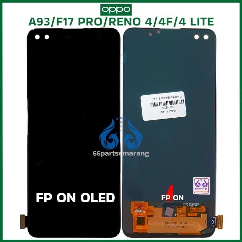 Jual Lcd Touchscreen Oppo A93 / F17 Pro / Reno 4 / 4F / 4 Lite FULLSET | Shopee Indonesia