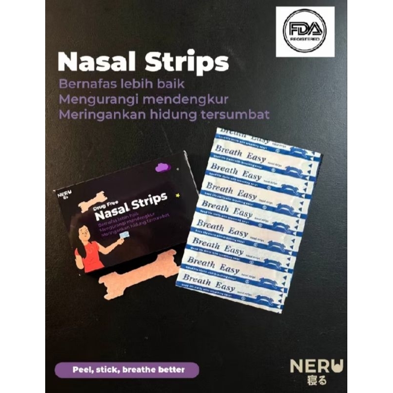 Jual Nasal Strips / Plester Hidung L Nasal Strips Nose Strips Anti ...