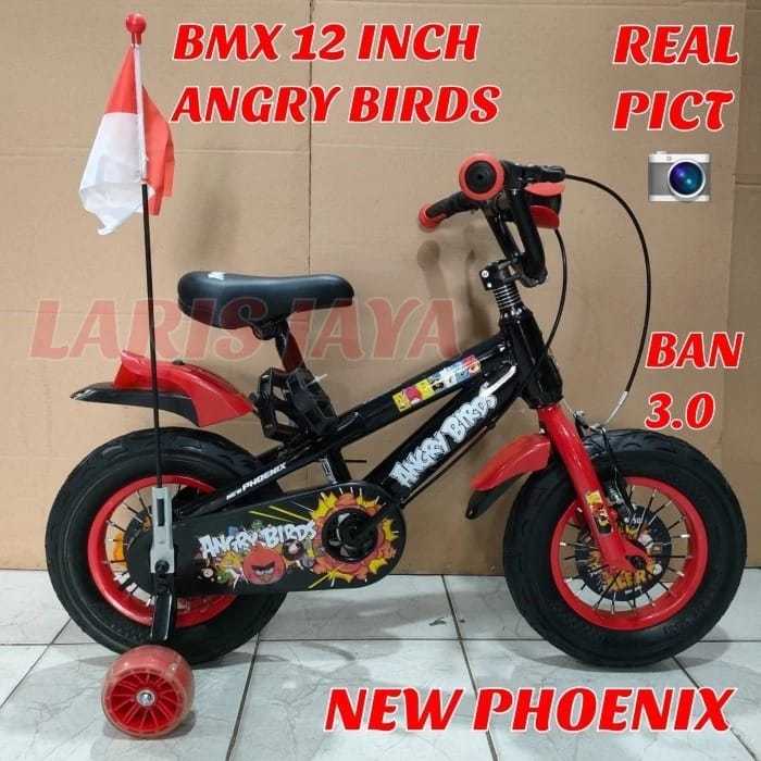 Jual SEPEDA ANAK BMX 12 INCH PHEONIX NP-2208AT BAN 3.0 SEPEDA BMX 12 INCH PHOENIX BAN JUMBO ...