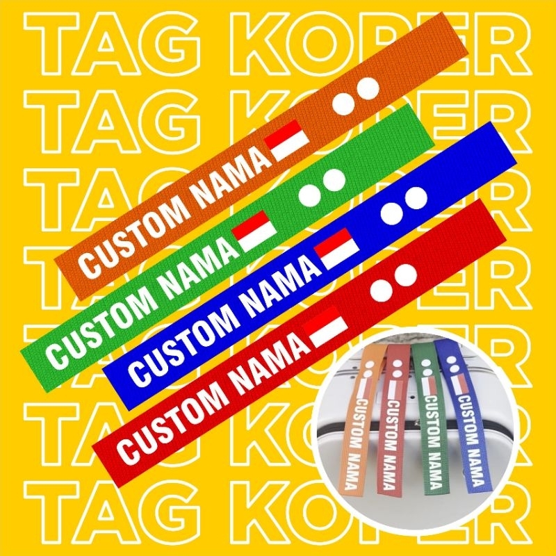 Jual TAG PENANDA KOPER UMROH HAJI ( BEBAS CUSTOM NAMA ) | Shopee Indonesia