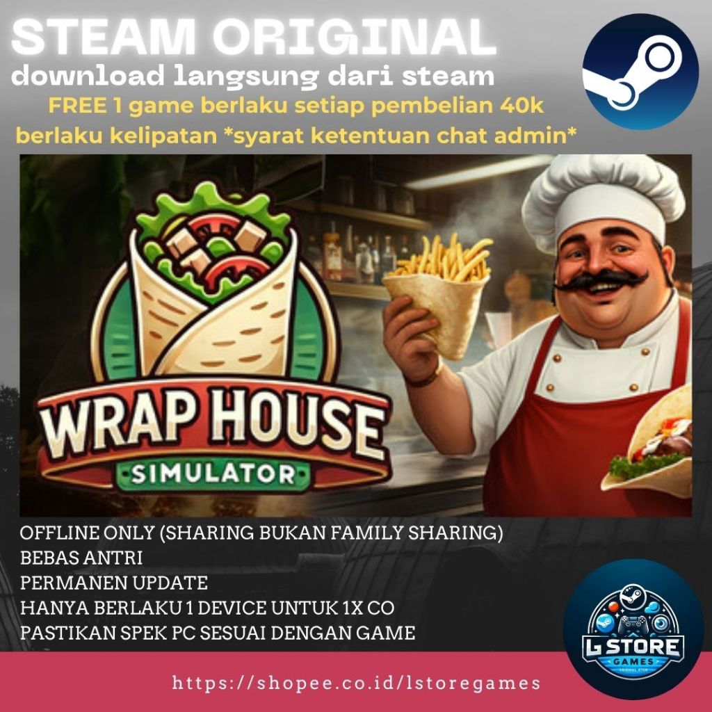Jual Wrap House Simulator Game PC Sharing Original Offline | Shopee ...
